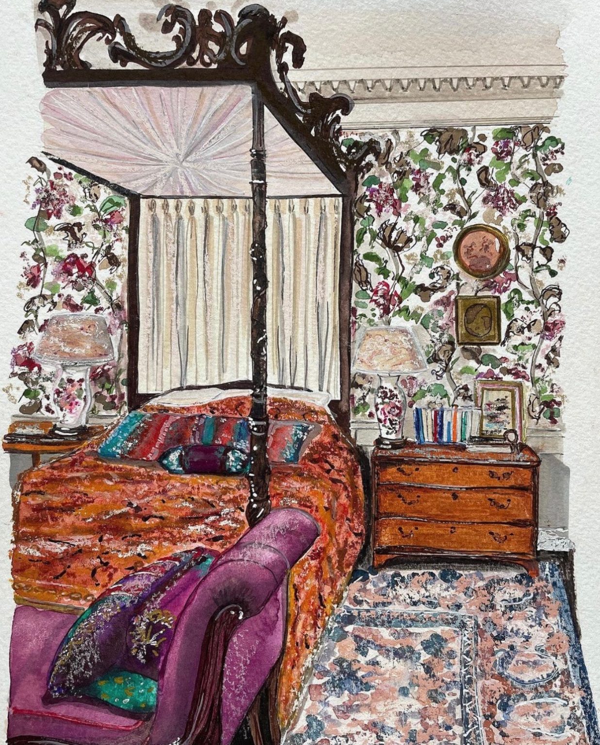 As seen In: Glorious Interiors Features - Edward Bulmer Natural Paint