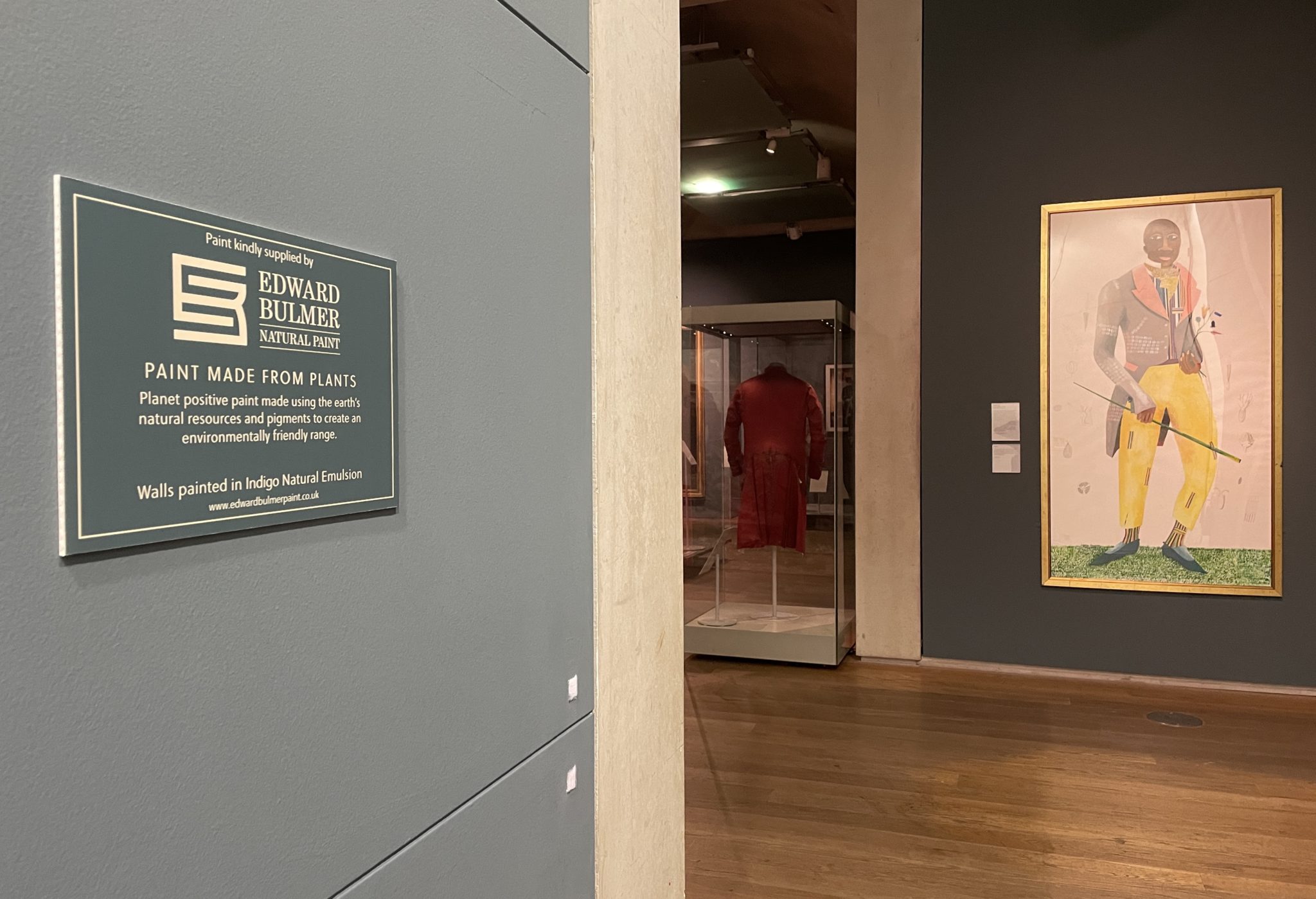 On the paint road at Manchester Art Gallery - Edward Bulmer Natural Paint